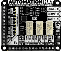 Automation HAT at Raspberry Pi GPIO Pinout